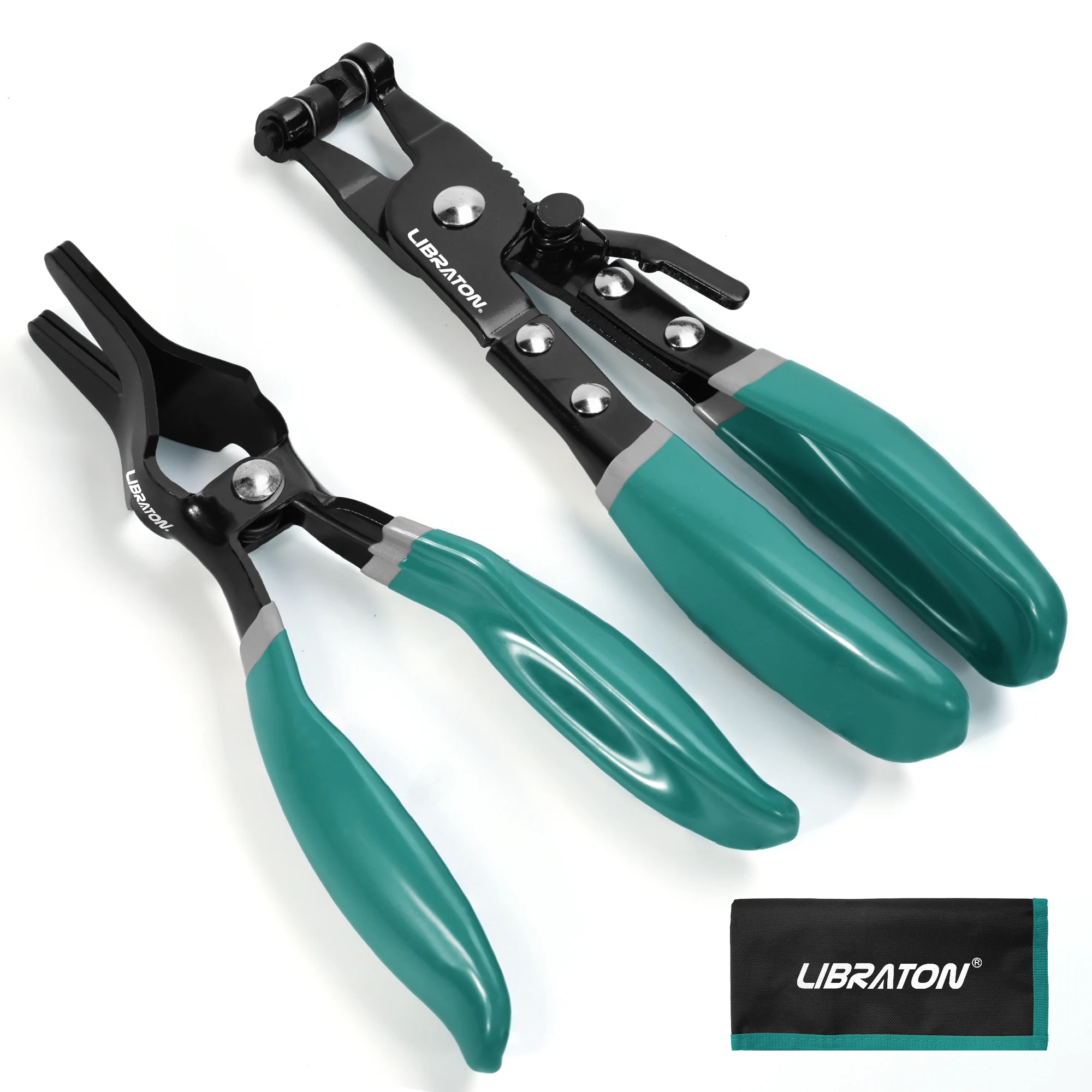 LIBRATON-2PCS-Hose-Clamp-Pliers-Set-Removal-Tools-for-Water-Pipe-Hose ...