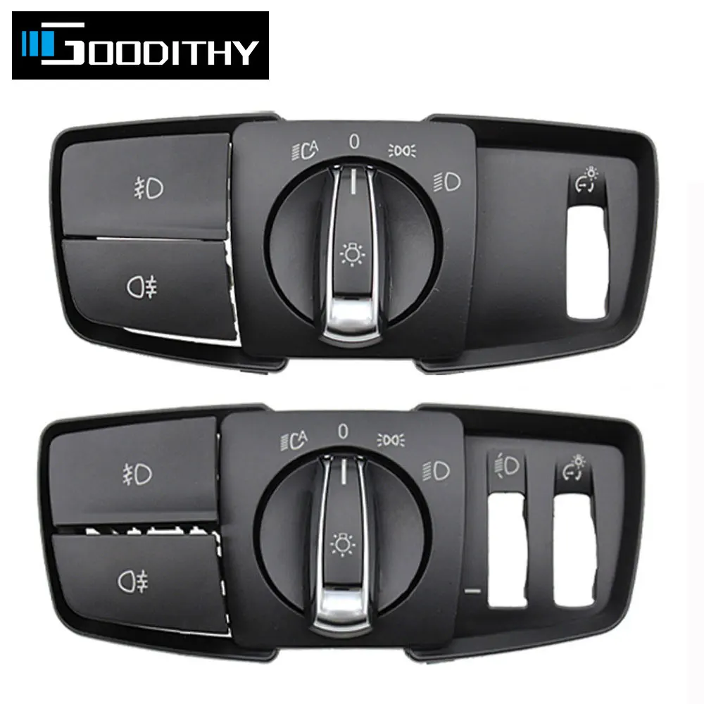 Car-Front-Headlight-Switch-Rotation-Button-Headlamp-Control-Konb-Cover ...