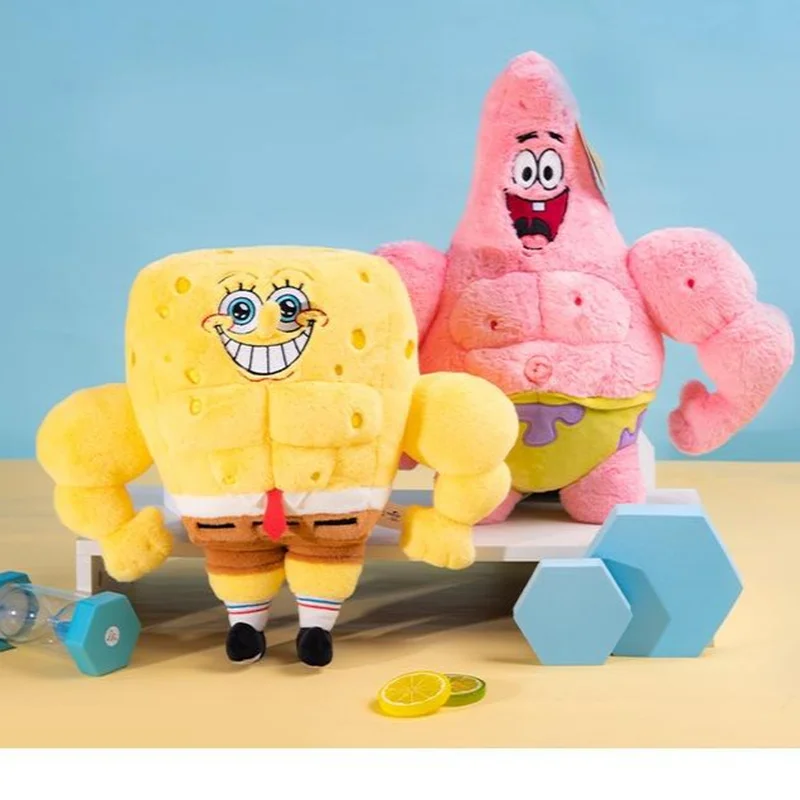 Spongebob Lifting Stuffed Animals