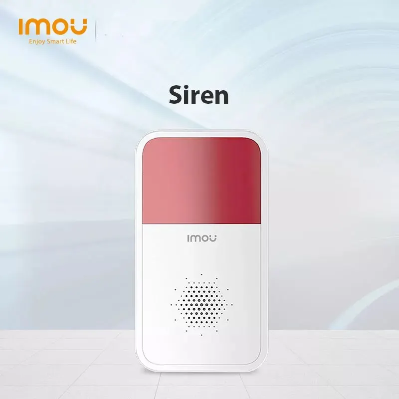IMOU Smart Wireless Strobe Siren Sound Flash Light Alarm Indoor with Lithium Battery 433Mhz For ...