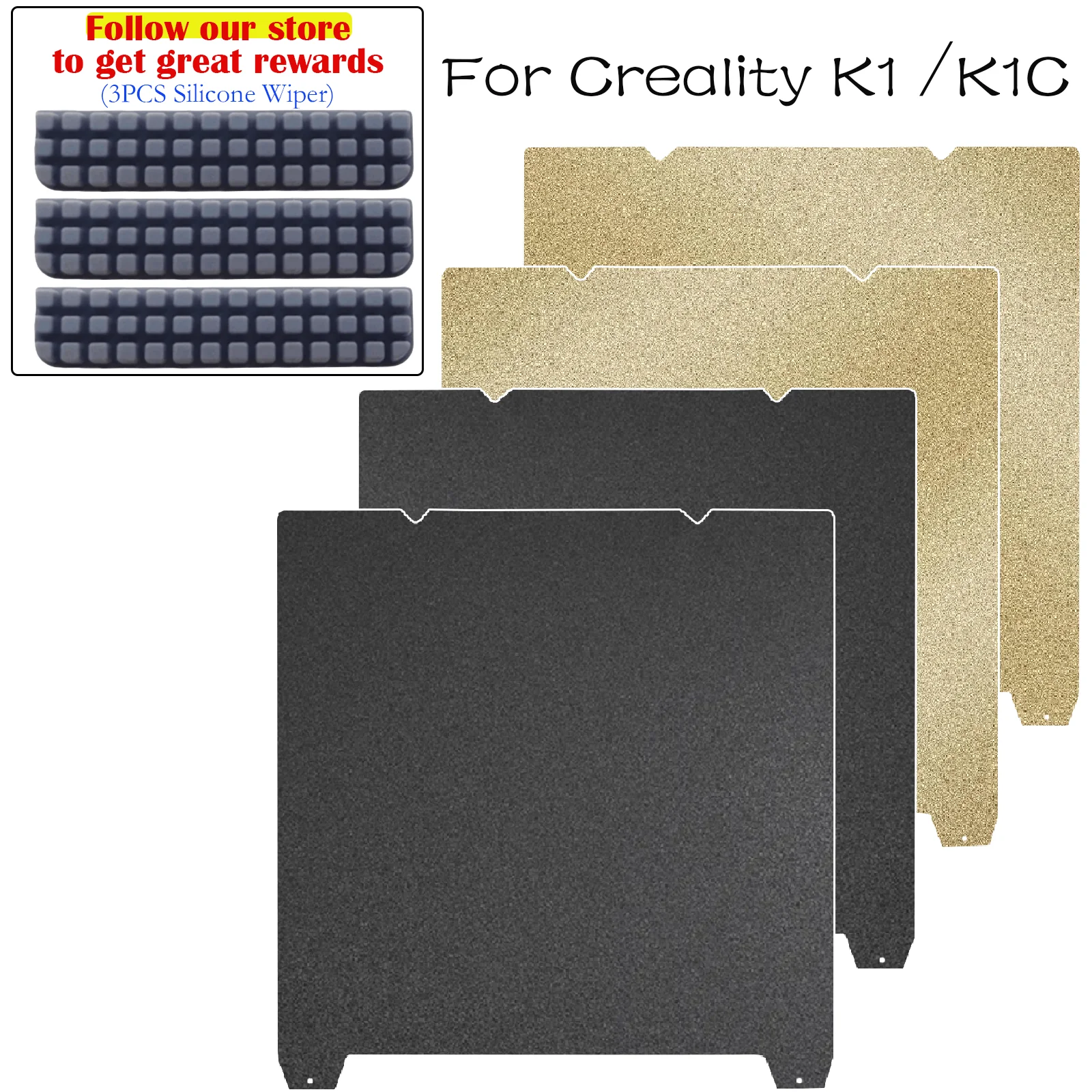Build Plate For Creality K1/K1C Ultra-Flat Build Surface 235mm Double ...