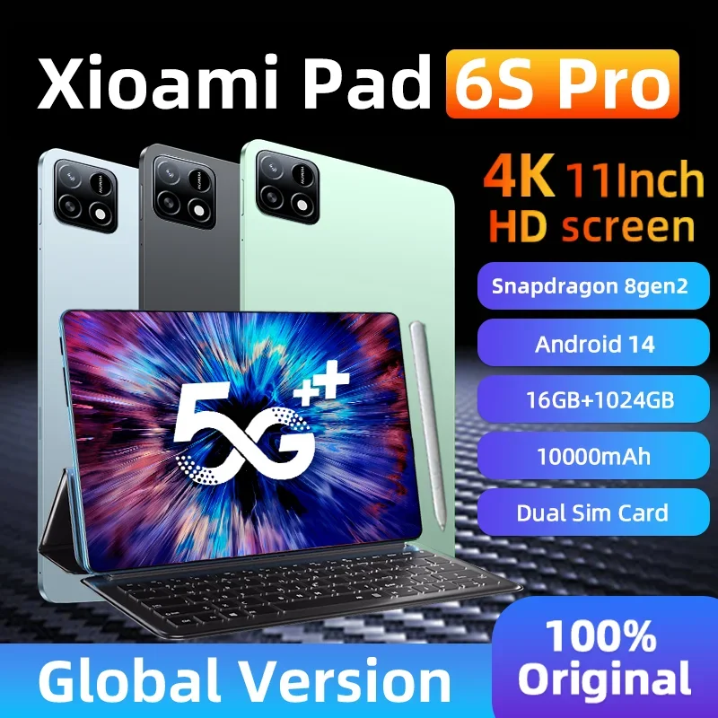 Versi-n-Global-Original-Pad-6S-Pro-HD-4K-Android-13-0-Snapdragon-888-11 ...