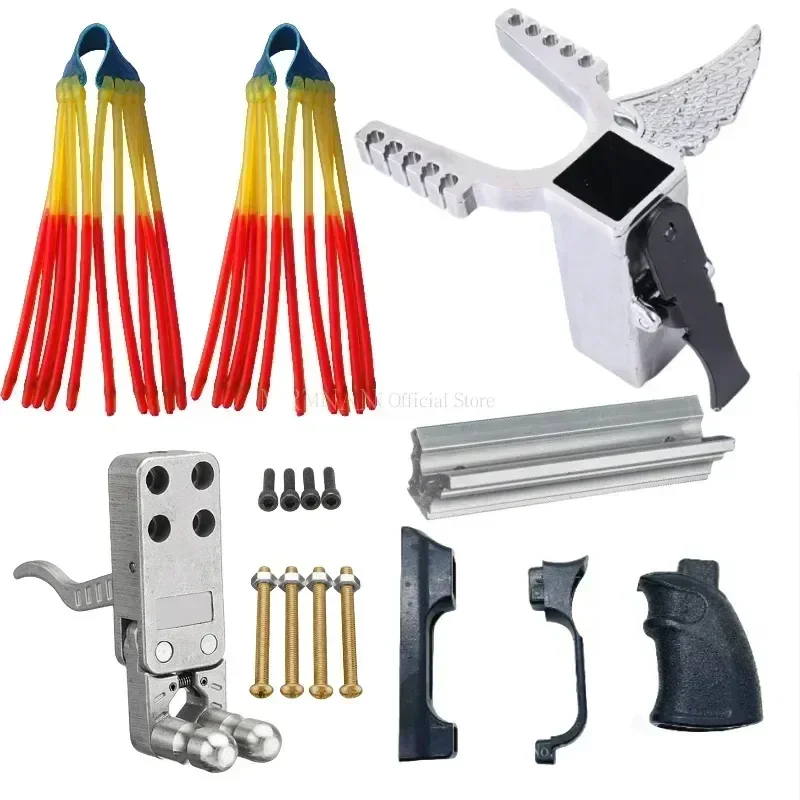 DIY-Long-Rod-Slingshot-Accessories-Alloy-Slingshot-Head-Sliding-Module ...