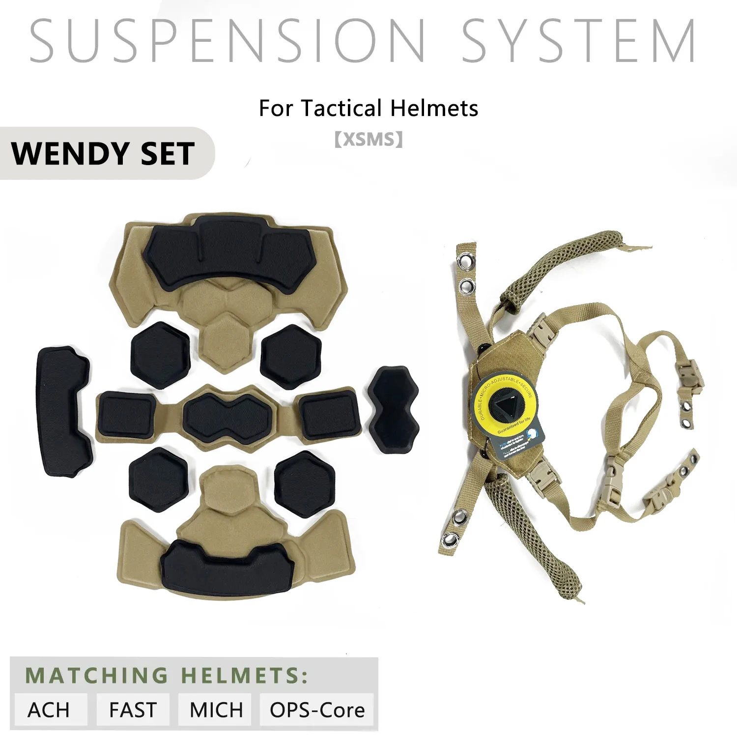 Wendy-Helmet-Suspension-System-Memory-Foam-Padding-Kit-Helmet-Pads-for ...