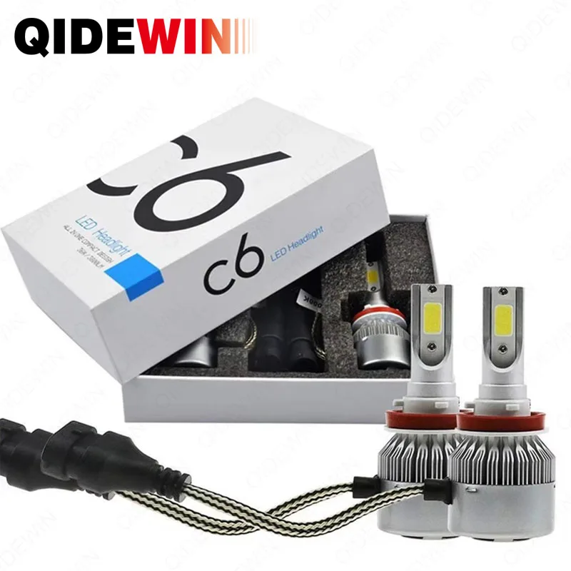 C6 H1 H3 Led Headlight Bulbs H7 LED Car Lights H4 LED 880 H11 HB3 9005 ...