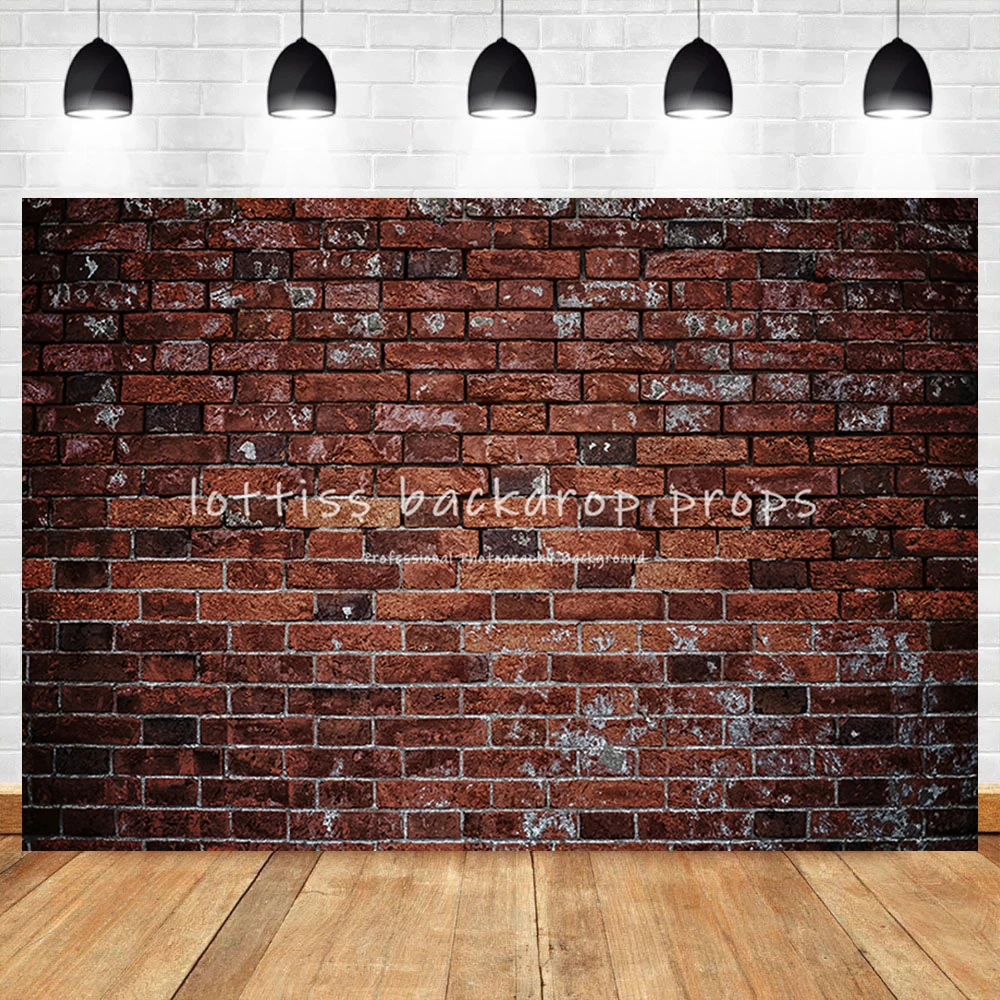 Dark Red Brick Background