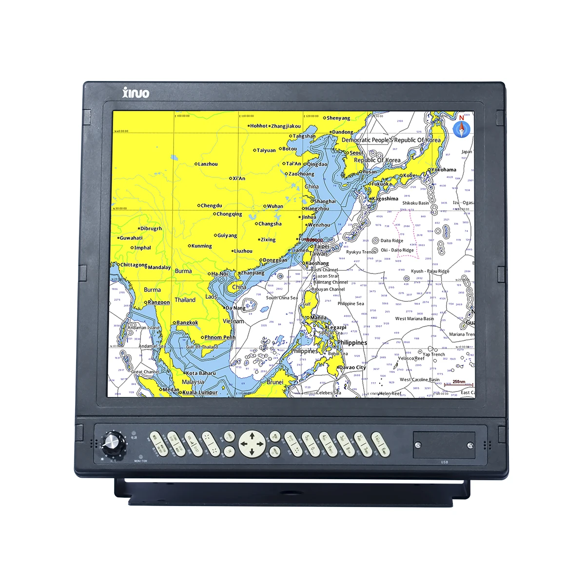 17-inch-Color-LCD-Marie-GPS-Chart-Plotter-HM-1817-Free-Xinuo-Map-C-Map ...