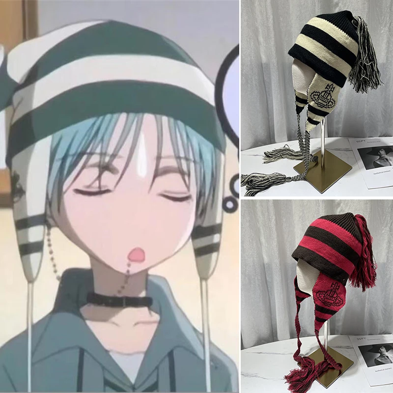 Anime Cosplay Apparel Beanies Okazaki Shinichi Nana Hats Girl Women ...