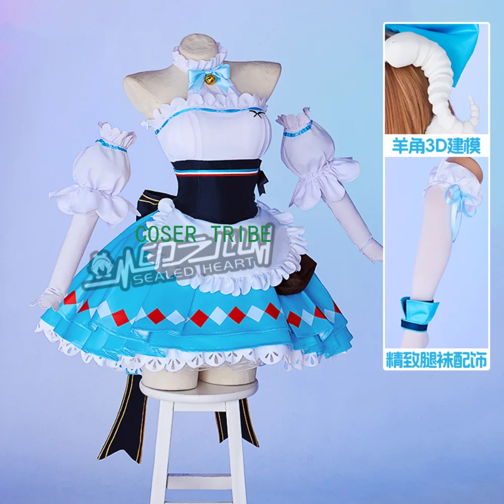 COSER-TRIBE-Arknights-Eyjafjalla-Cosplay-Costume-Cos-Game-Anime-Party ...