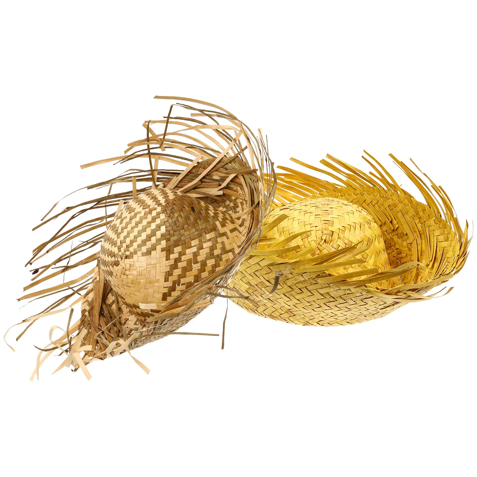 2-Pcs-Mexican-Sombrero-Hat-Beach-Hats-Women-Hawaii-Straw-Caps-Easter ...