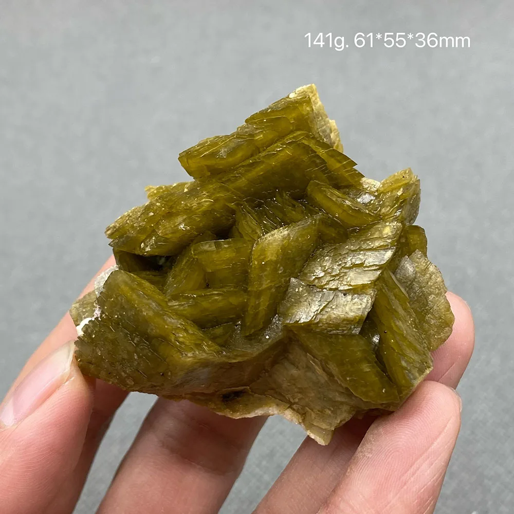 Natural Slice e Muscovite Gemcopyrite Specimen, Crystal Rough Stone ...