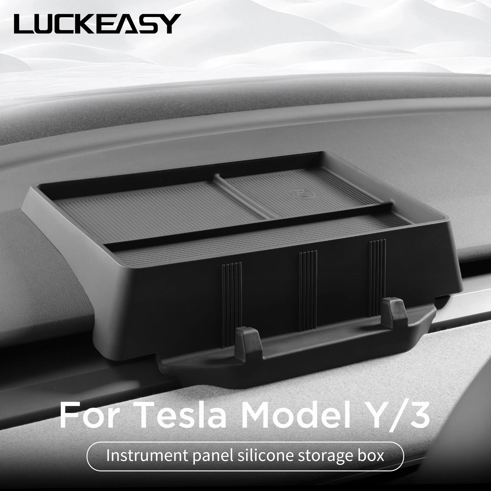 For-Tesla-Model-Y-2024-Car-Instrument-Panel-Storage-Box-Model-3-2021 ...