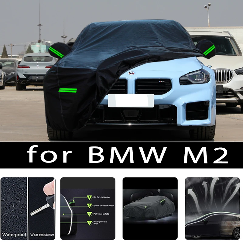 For BMW M2 Outdoor Protection Full Car Covers Snow Cover Sunshade ...