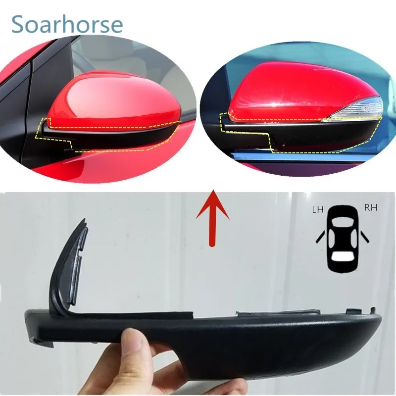 For Mazda Demio 2 Mazda 3 6 Car Side Rearview Mirror Lower Cover Wing ...