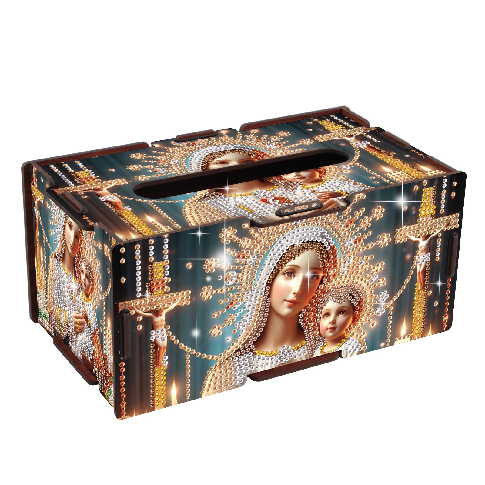 Diamond Painting Tissue Box Kits,Religious themes Special Shape Diamond ...