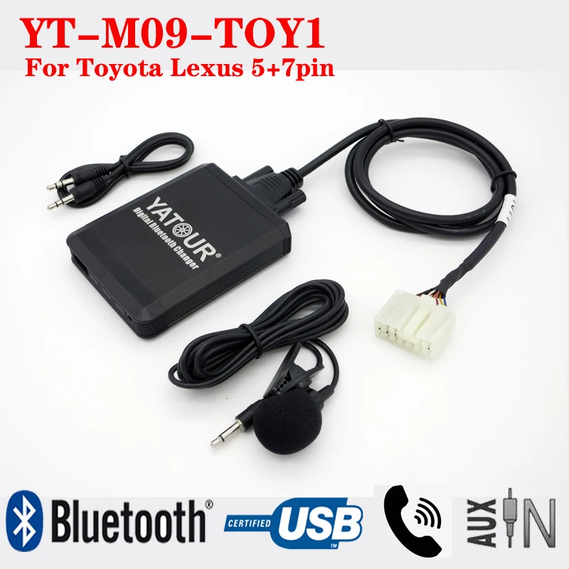 New-coming-Yatour-Bluetooth-USB-MP3-Player-for-Toyota-RAV4-Land-cruiser ...