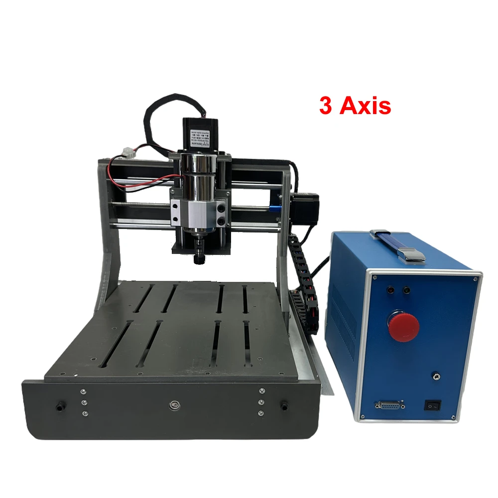 DIY-4-Axis-2030-CNC-Wood-Router-Engraving-Machine-300W-Spindle-Motor ...