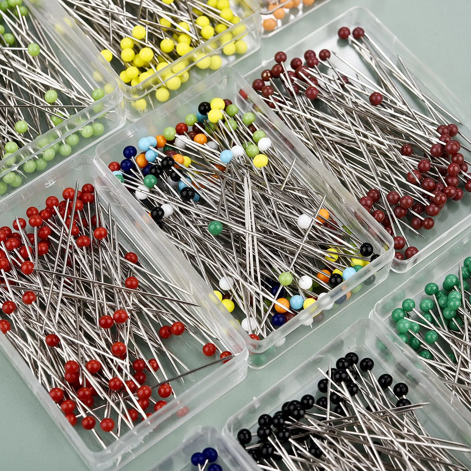 100Pcs-Sewing-Pins-Glass-Head-Dressmaking-Pins-Quilting-Pins-Pearl ...