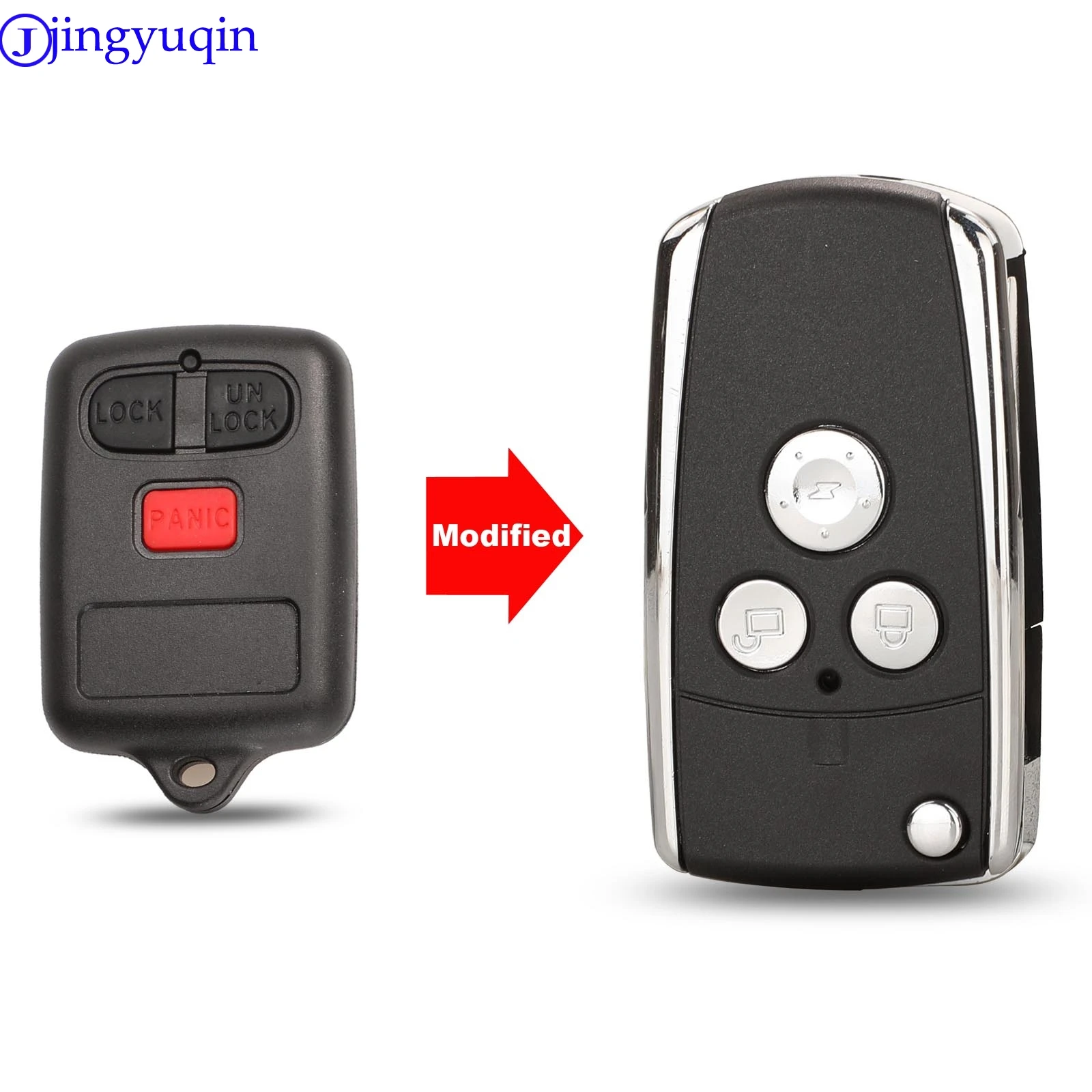 jingyuqin-Modified-3B-Remote-Key-Shell-Case-For-BYD-F3-F3R-Fob ...