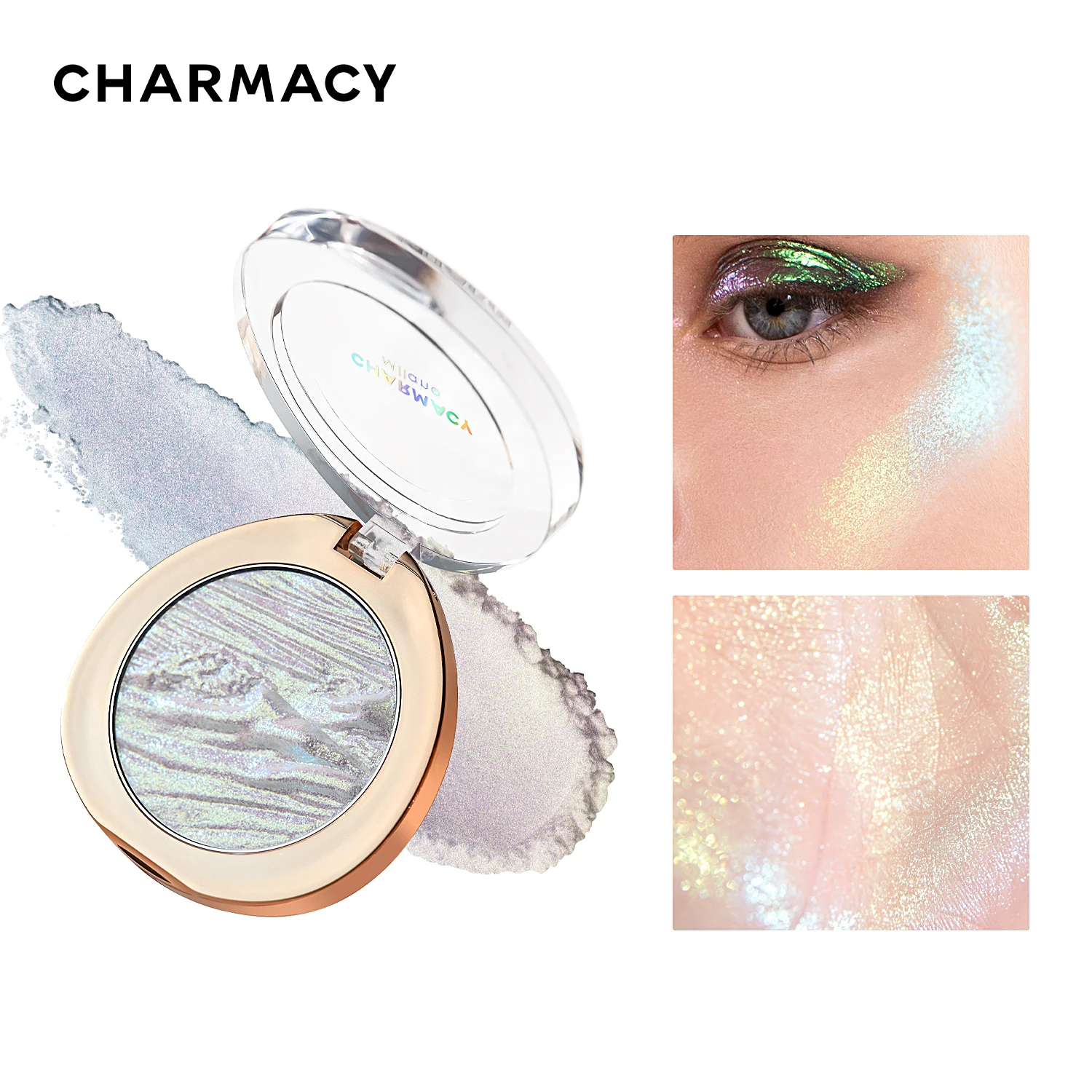 CHARMACY-Duochrome-Shiny-Highlighter-Glitter-Long-lasting-Multichrome ...