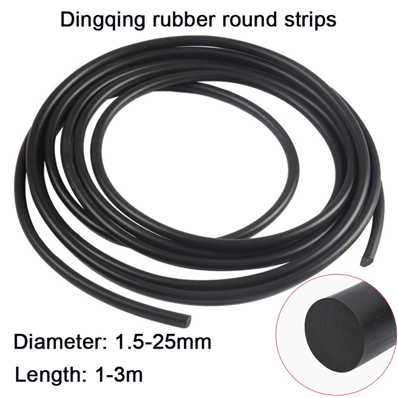 Solid Rubber Seal Strip Dingqing Rubber Round Strip O-Type Oil ...
