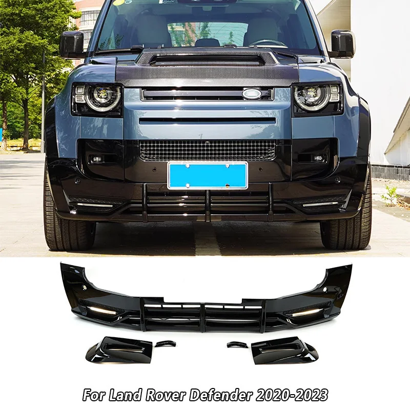 For-Land-Rover-Defender-90-110-Bumper-front-lip-Body-Kit-high-quality ...