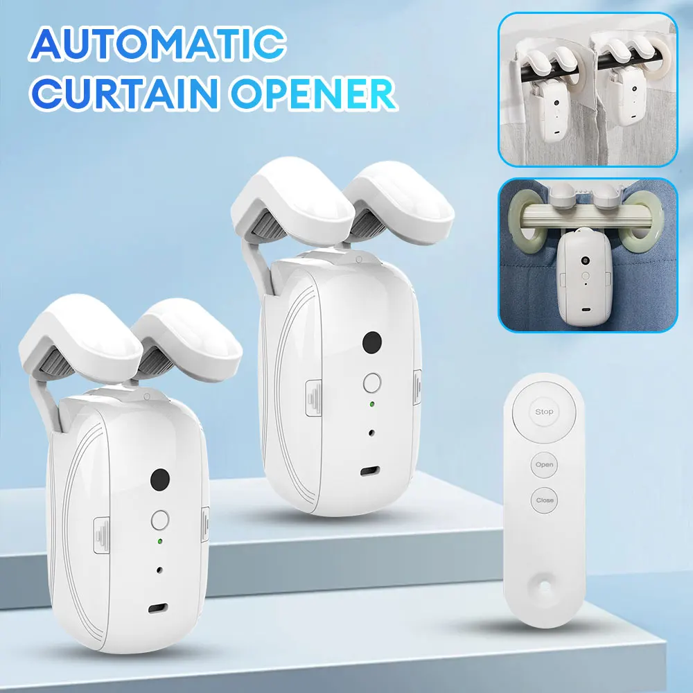 Intelligent-Curtain-Opener-Robot-Remote-Control-Curtain-Driver ...