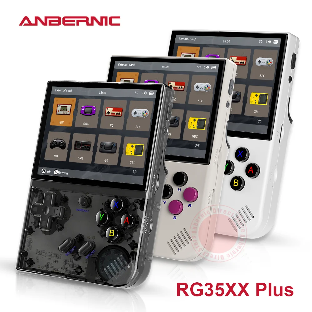ANBERNIC-RG35XX-Plus-Retro-Handheld-Game-Player-Console-5000-Classic ...