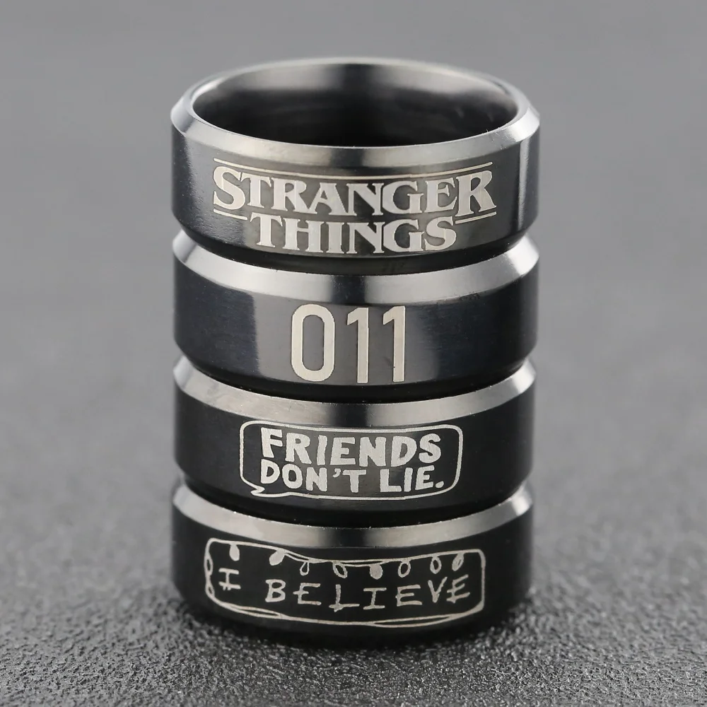 Stranger Things Stainless Steel Ring | Stranger Things Accessories ...