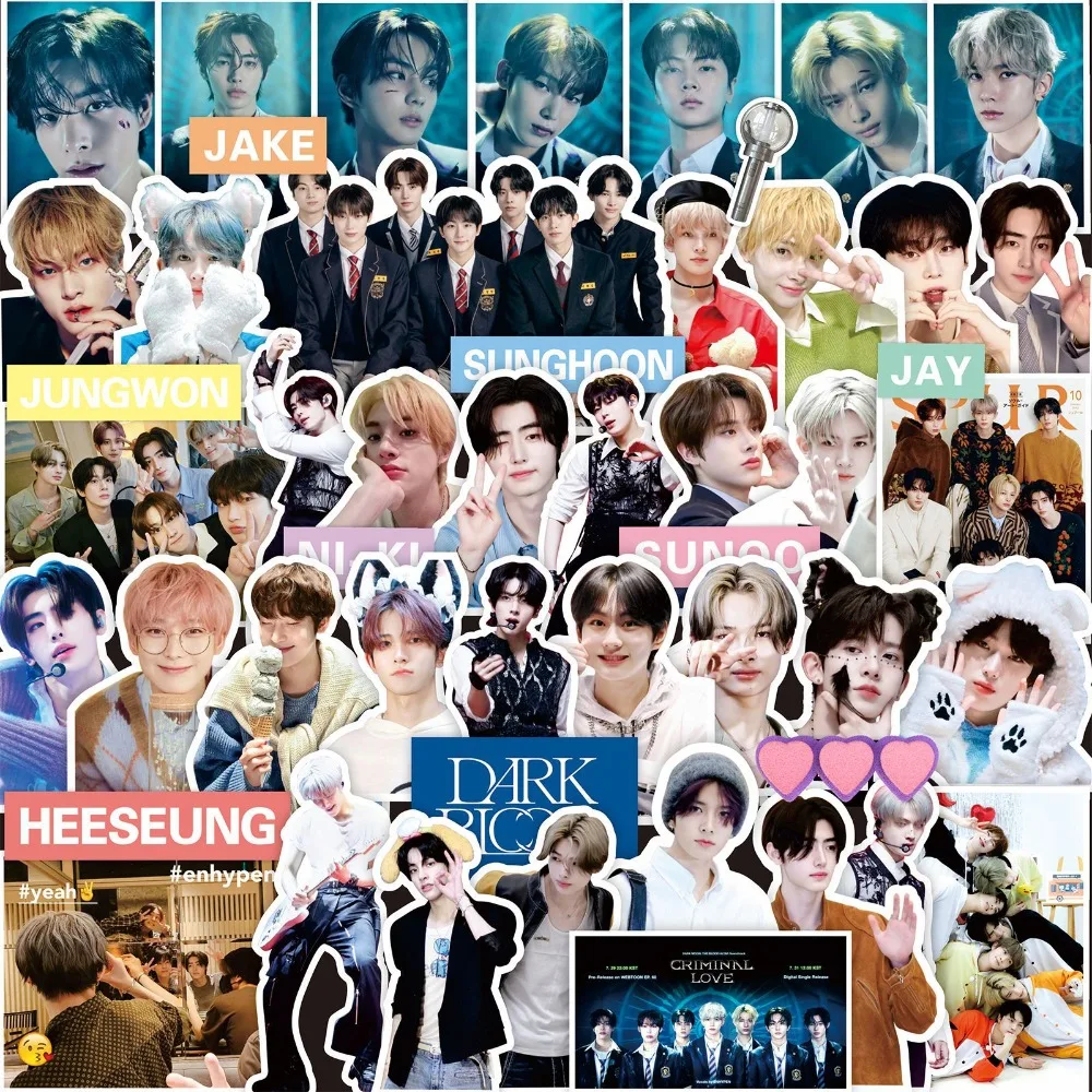 65Pcs-Kpop-EN-Stickers-Aesthetic-Stickers-for-Kids-Sticker-Aesthetic ...