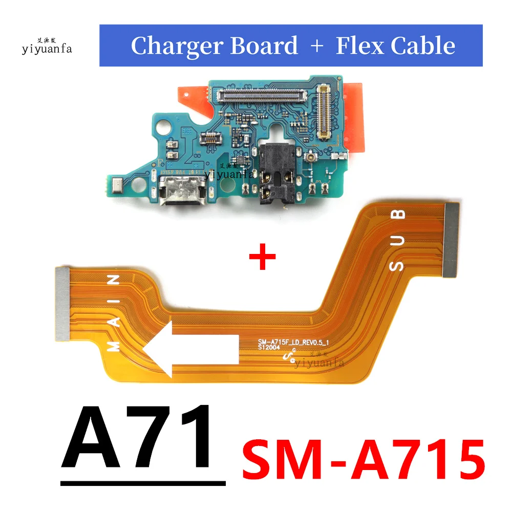 For-Samsung-Galaxy-A71-A715-USB-Charging-Dock-Port-Board-Connector-Main ...