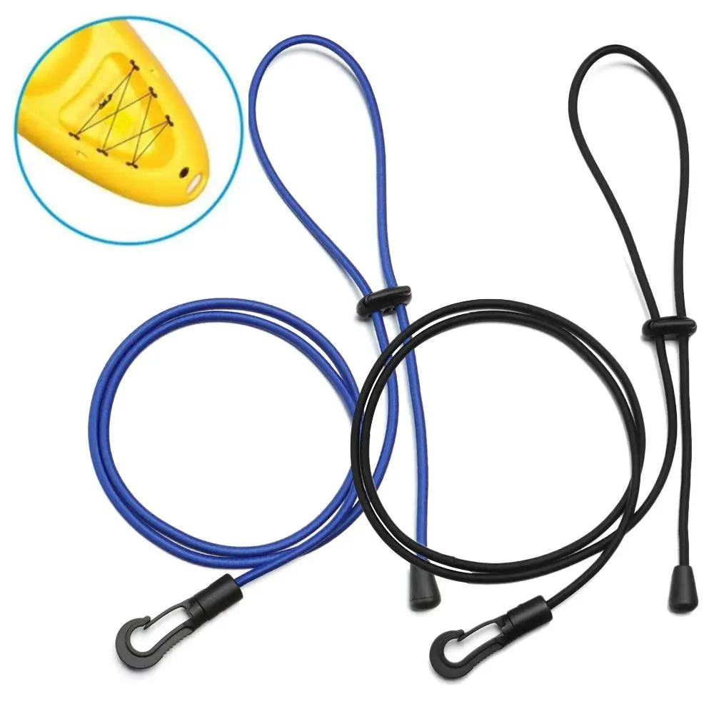 120cm Outdoor Kayak Paddle Leash Canoe Rope Holder Fishing Rod Tether ...