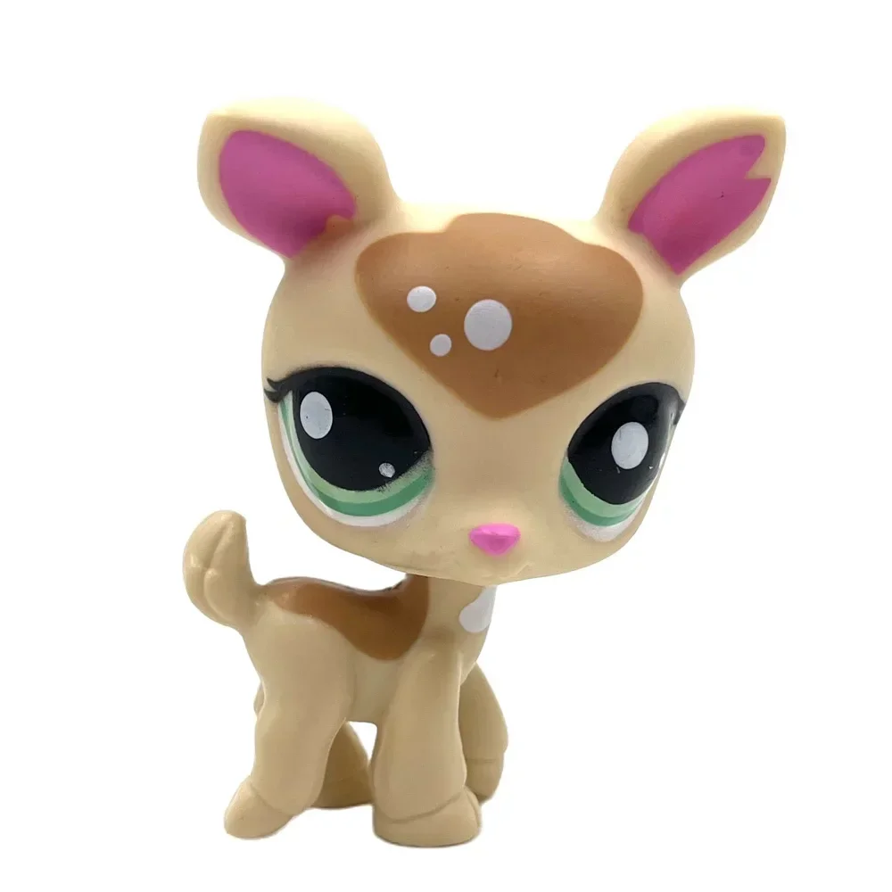 Rare pet original pet lps Bobble head toy deer #2486 Pink ears and ...