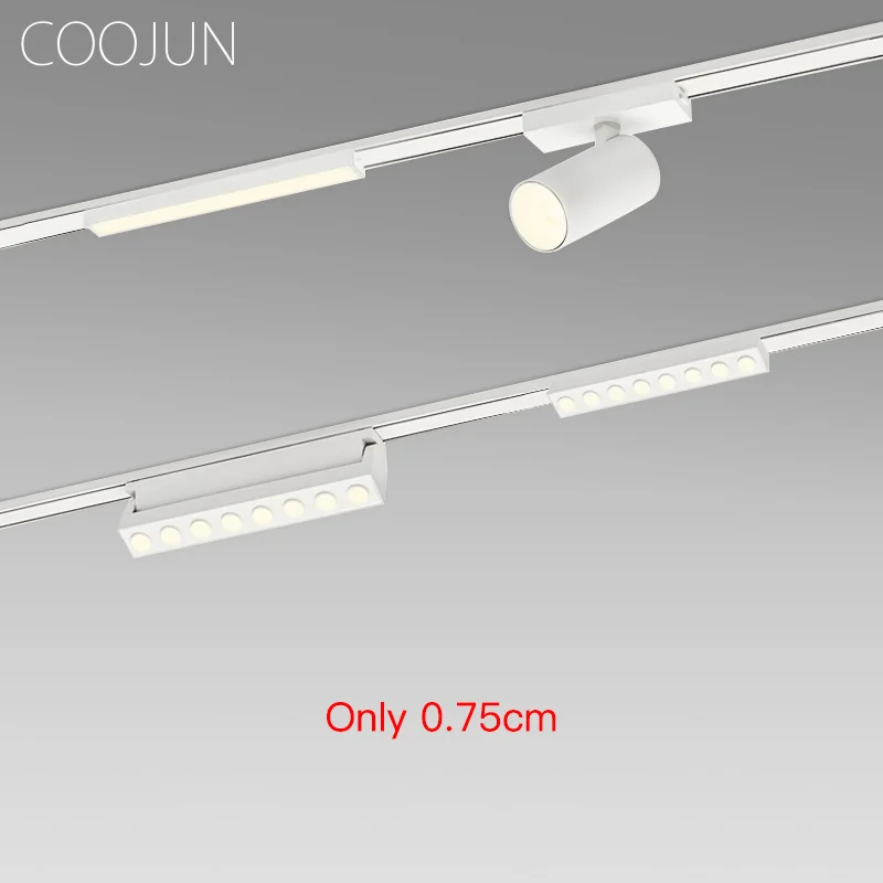 COOJUN Surface Mounted Magnetic Led Track Light Folding Flood Spot ...