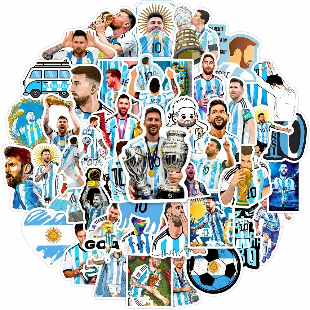 50Pcs-Football-Star-Stickers-Messi-Sticker-Small-Decals-for-Hydro ...