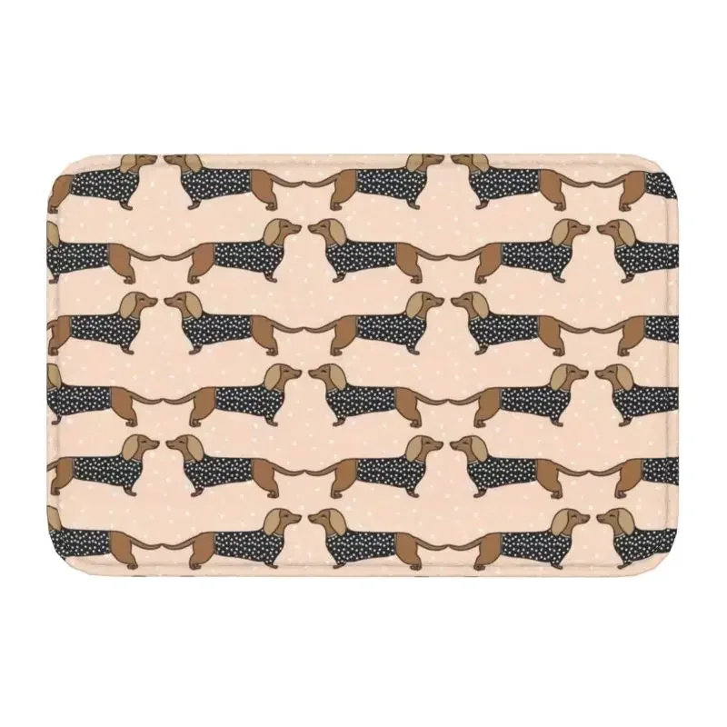 Dachshund Sausage Dog Front Floor Door Entrance Mats Indoor Badger ...