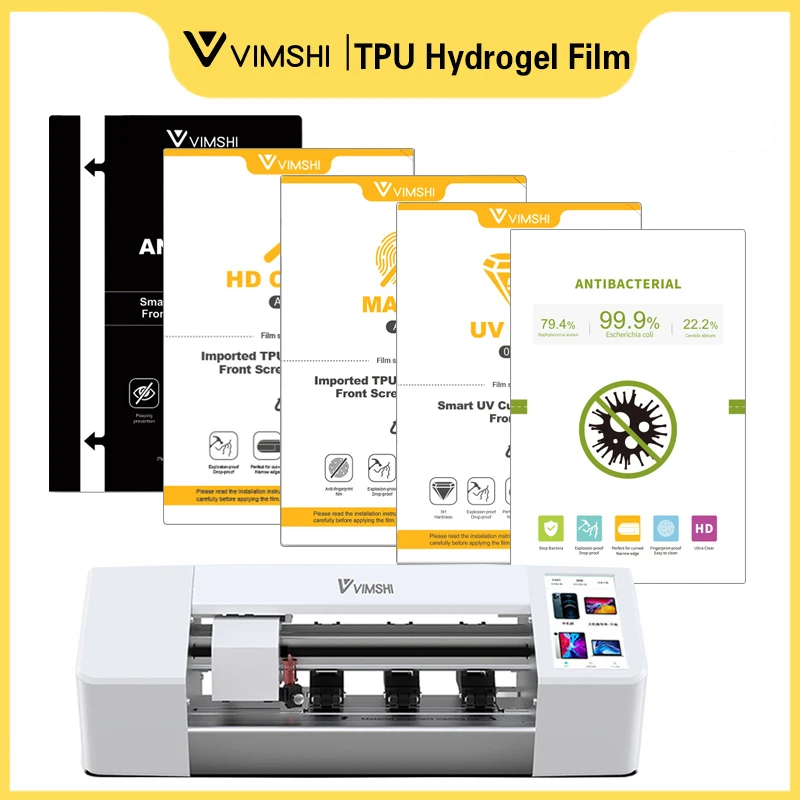 VIMSHI TPU Hydrogel Film with QR Code Antibacterial HD Matte Privacy ...