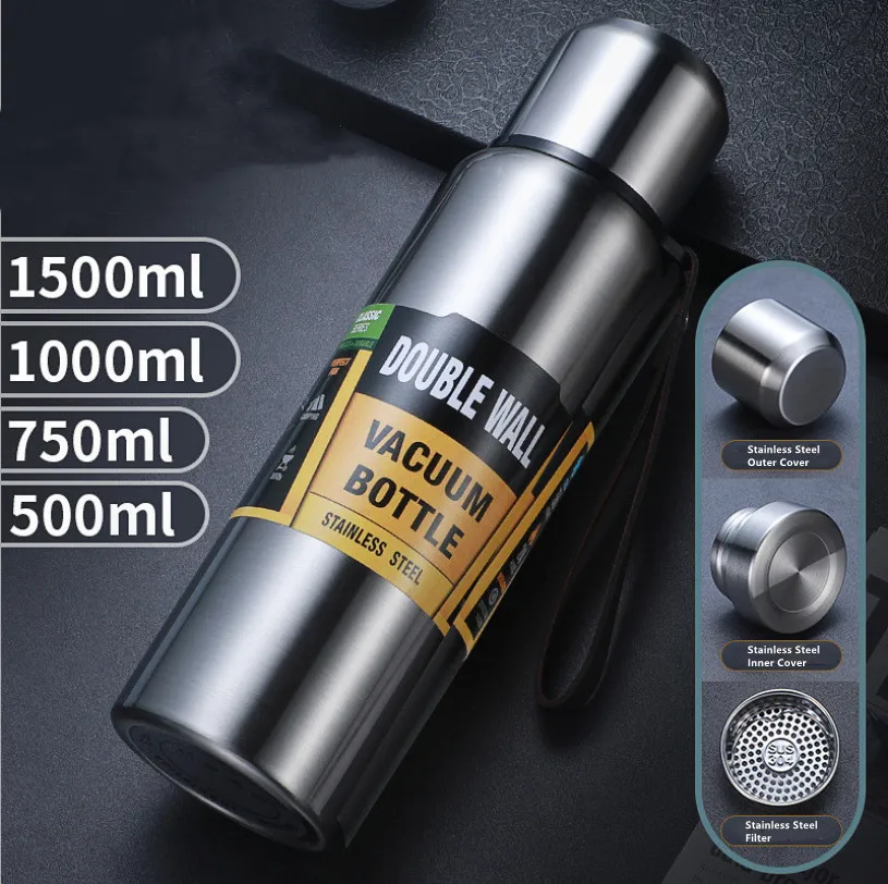 500-750-1000-1500ml-Stainless-Steel-Thermos-Large-Capacity-Vacuum-Flask ...