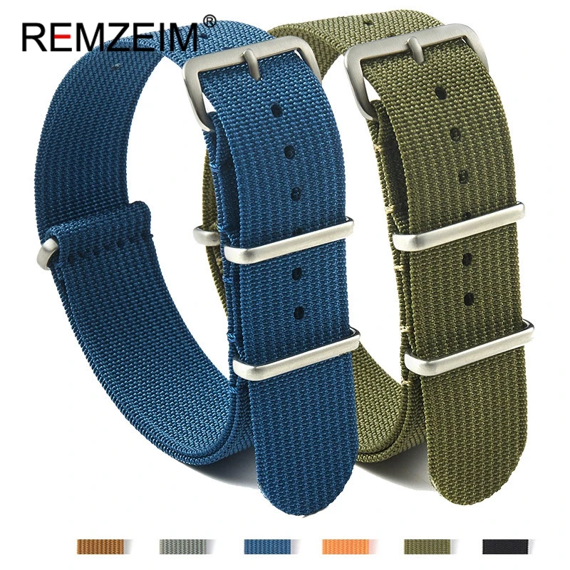 Universal-Nylon-Watch-Strap-18mm-20mm-22mm-Watch-Straps-Striped ...