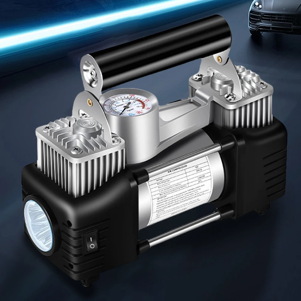 12V-Portable-Dual-Cylinder-Air-Pump-Heavy-Duty-Dual-Cylinder-Tire ...