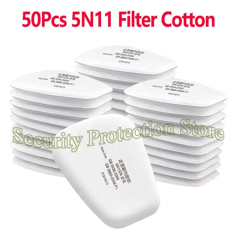 5N11 Dust Cotton Filter Paper 501 Holder For 3M 6001/6200/7502/6800 ...