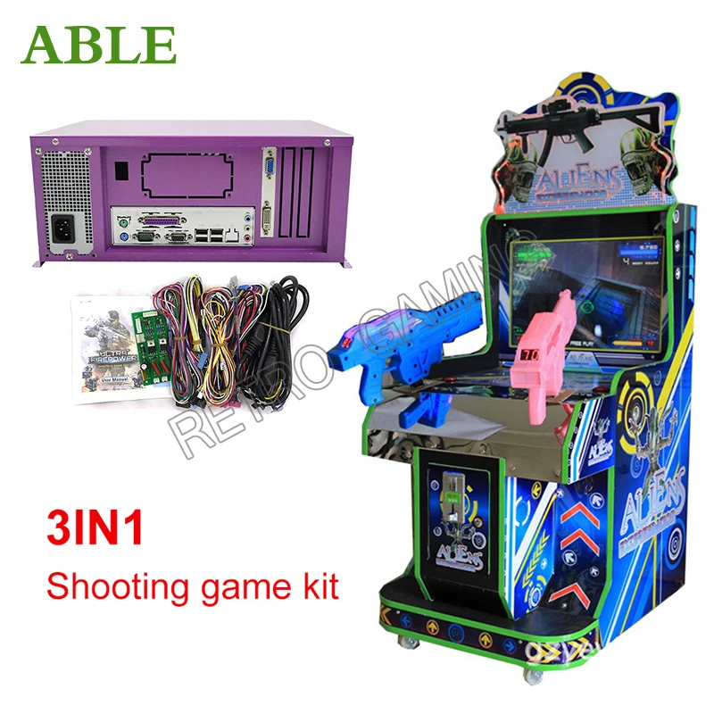 3 In 1 Arcade Machine Aliens Farcry Hod3 Kits With Motherboard Shooting ...