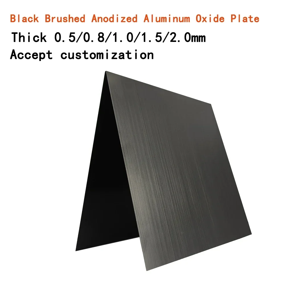 Brushed Black Anodized Aluminum Sheet Outdoor Anodised Aluminium Sheet