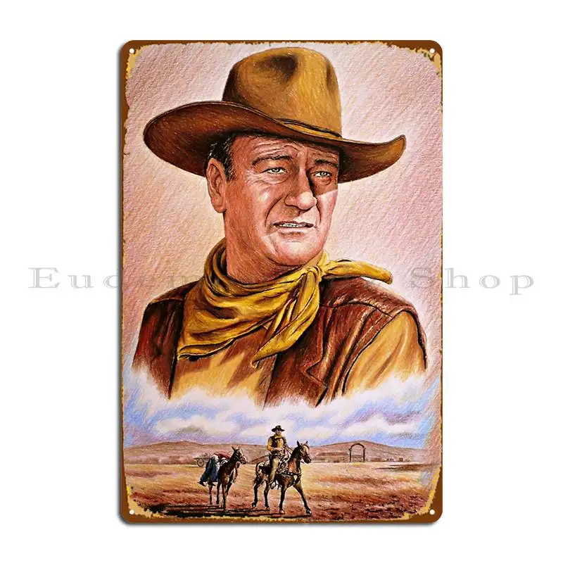 John-Wayne-Metal-Plaque-Poster-Club-Party-Club-Printed-Classic-Pub-Tin ...