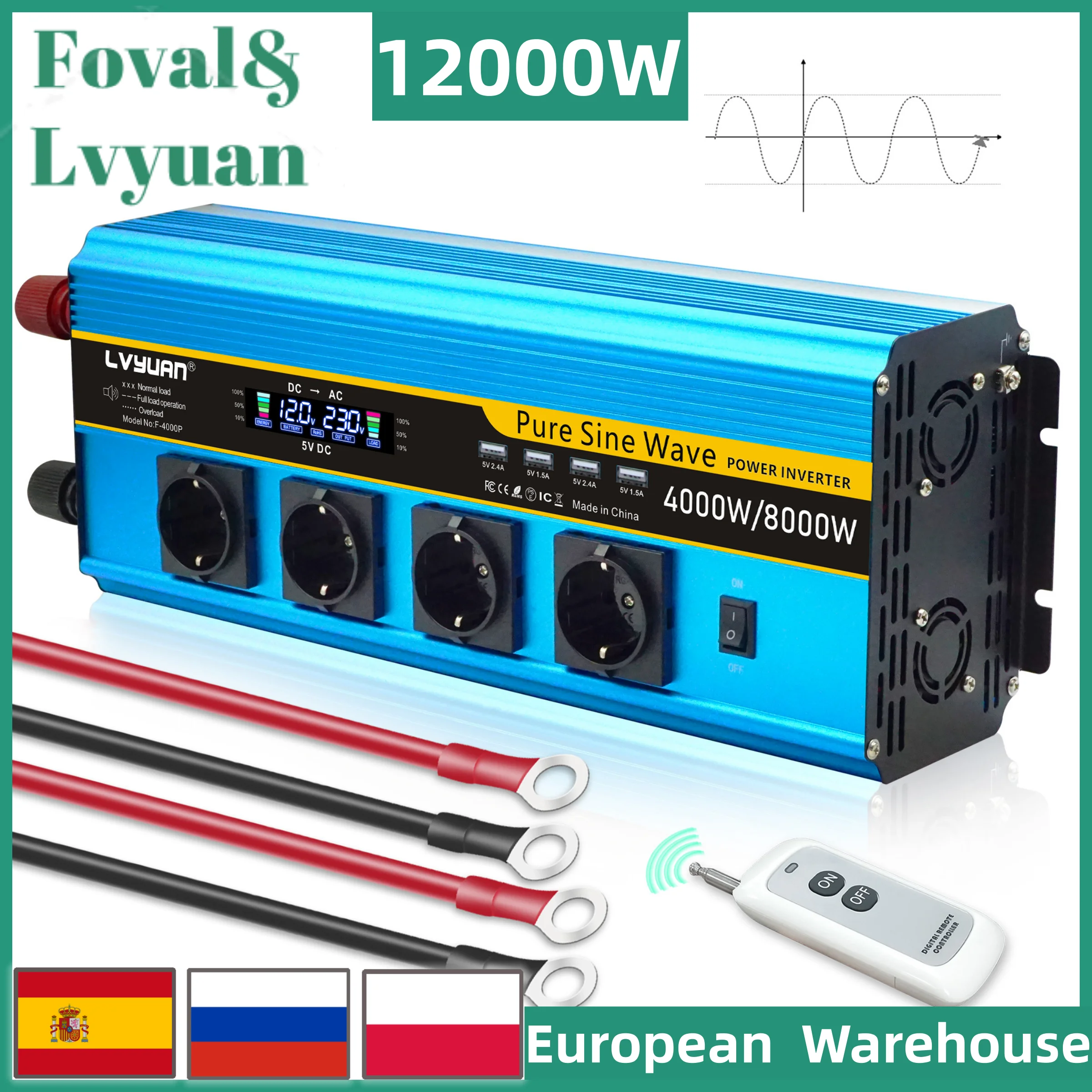 Car-Inverter-DC-12V-24V-To-AC-220V-Supply-Voltage-Charger-Converter-Car ...