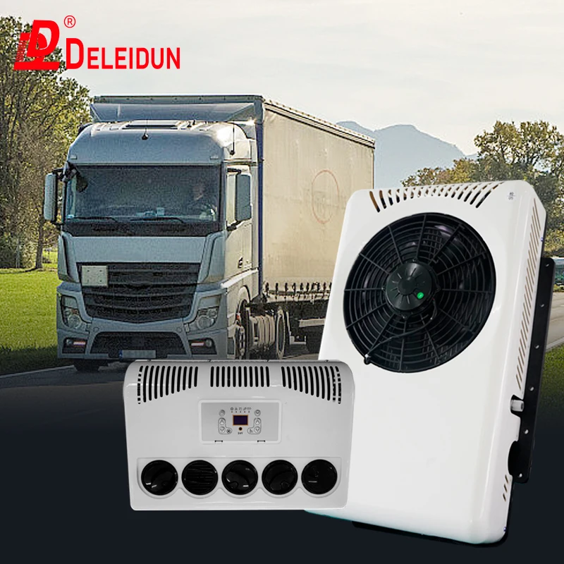 Truck Battery Apu 12v 24v Dc Split Air Conditioner Tractor Parking ...