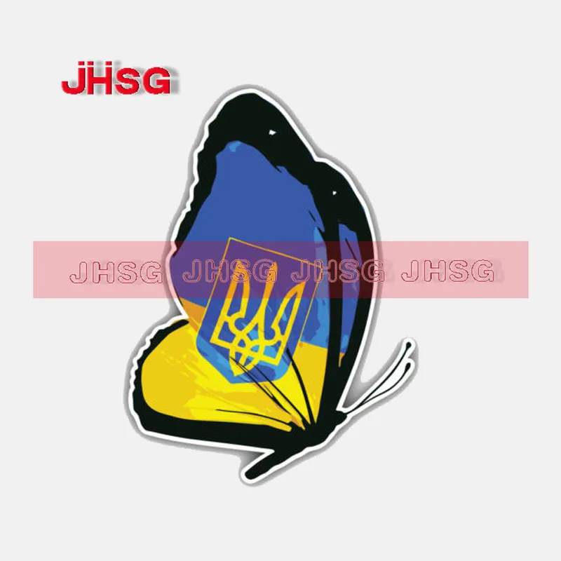 JHSG-Funny-Ukrainian-Butterfly-Flag-Car-Window-Body-Parts-Decals-Car ...