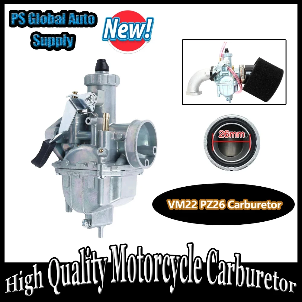VM22 PZ26 26mm Motorcycle Carburetor With Accessories For Mikuni ATV off-road vehicle 110cc ...