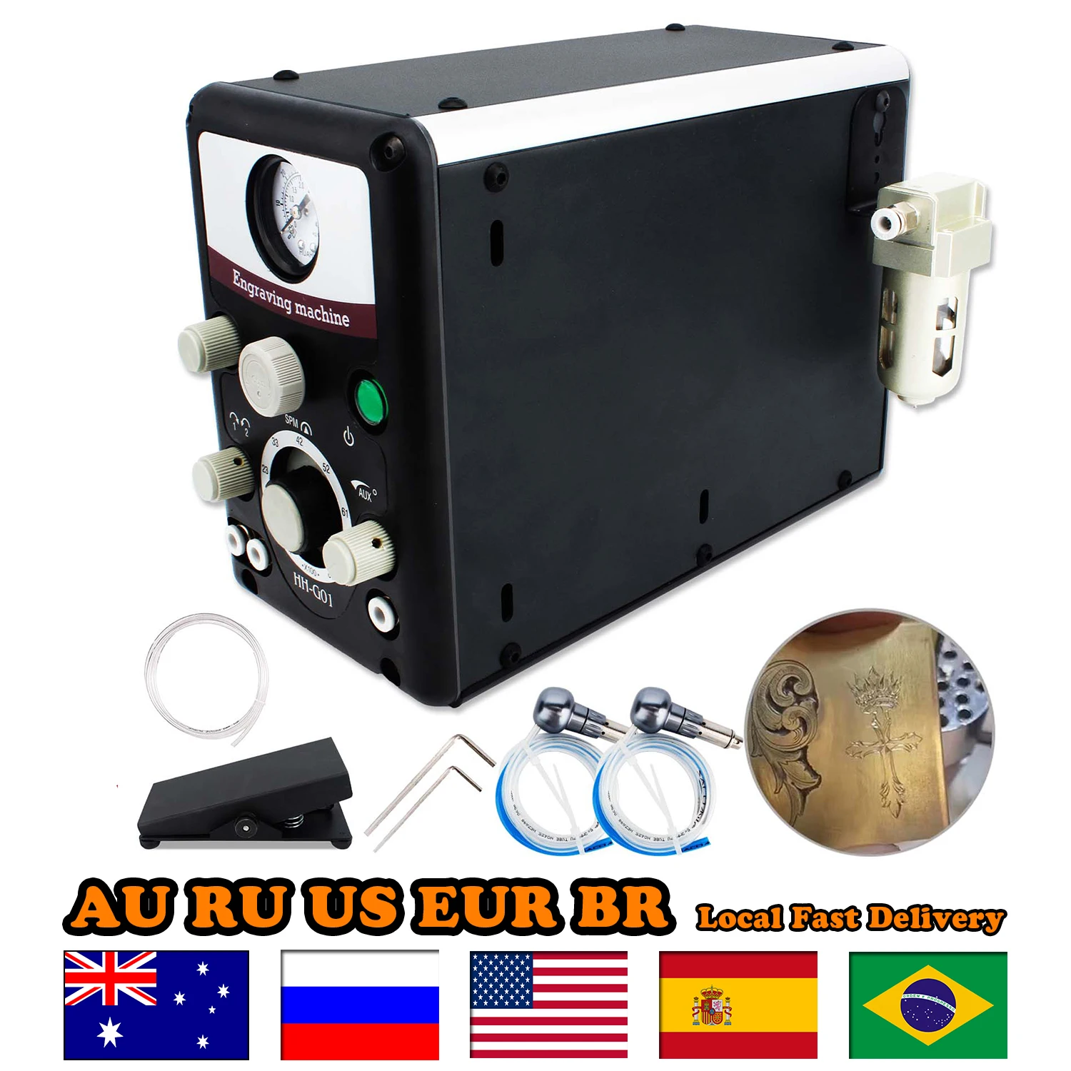 Pneumatic-Impact-Engraving-Machine-Hand-Engraving-Stone-Setting-Tools ...