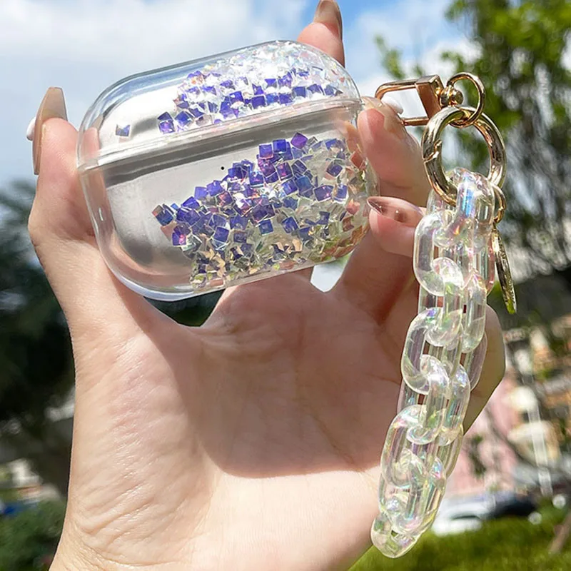 Luxury-Liquid-quicksand-Headset-Box-For-apple-Airpods-3rd-gen-Case-PC ...